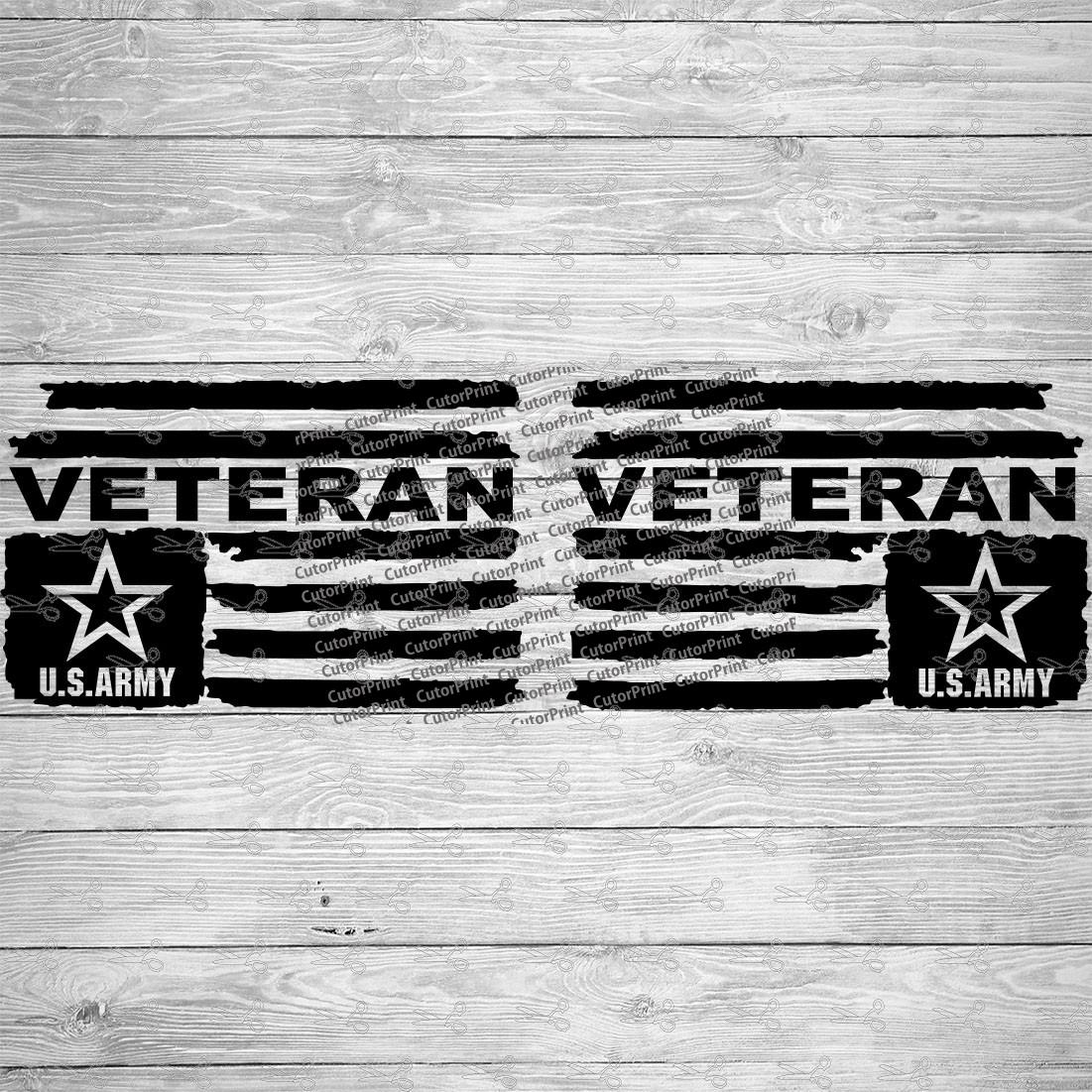 US Army Veteran Subdued Flags SVG,EPS & PNG Files - Digital Download ...