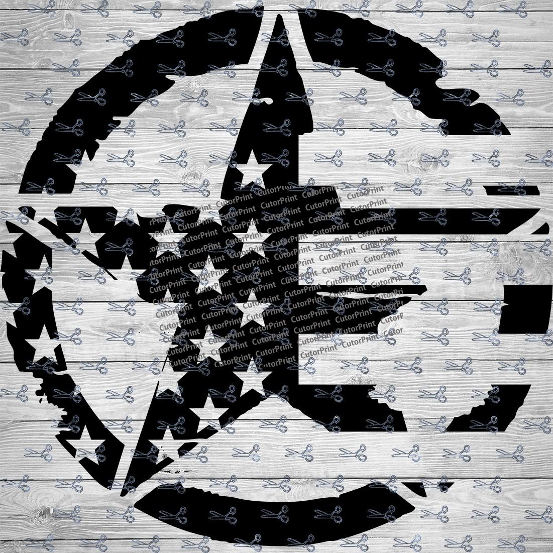 Distressed Military Star SVG,EPS & PNG Files - Digital Download files ...