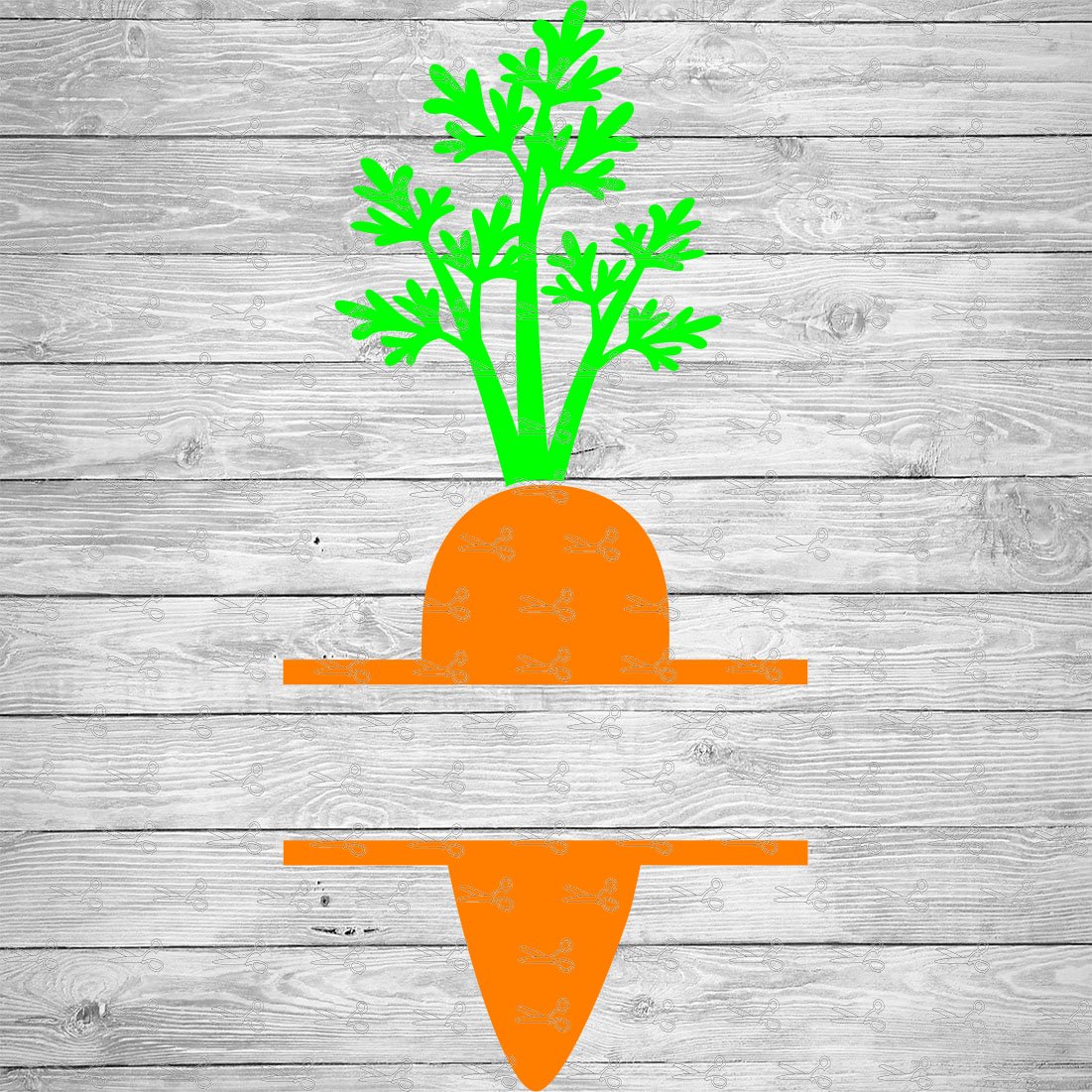 Carrot Monogram SVG,EPS & PNG Files - Digital Download files for Cricut ...
